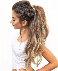 40 Stylish High Pony Hairstyles - Body Art Guru