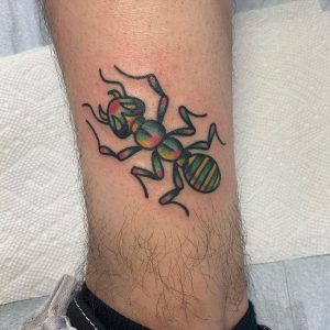 50 Amazing Ant Tattoos with Meanings - Body Art Guru