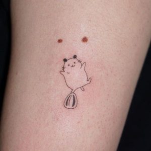 50 Amazing Hamster Tattoos with Meanings - Body Art Guru
