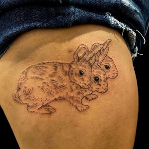 45+ Amazing Rabbit Tattoos with Meaning - Body Art Guru
