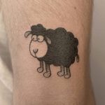 50+ Sheep Tattoos with Meanings - Body Art Guru
