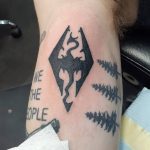 120 Unique Skyrim Tattoo Ideas with Meanings - Body Art Guru