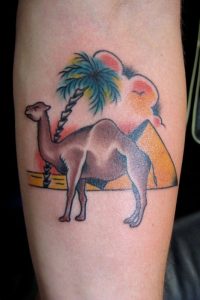 50+ Camel Tattoos with Meaning - Body Art Guru