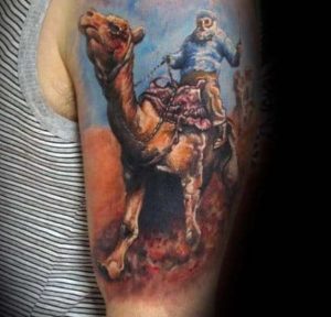 50+ Camel Tattoos with Meaning - Body Art Guru