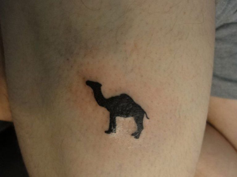 50+ Camel Tattoos with Meaning - Body Art Guru