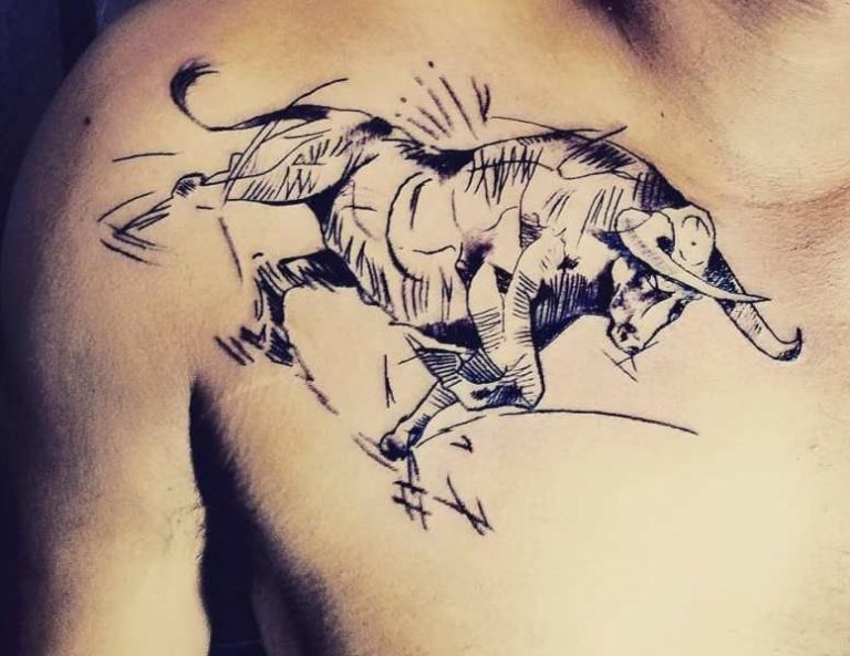 45+ Bull Tattoos with Meanings - Body Art Guru