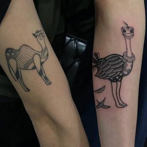 50+ Camel Tattoos with Meaning - Body Art Guru
