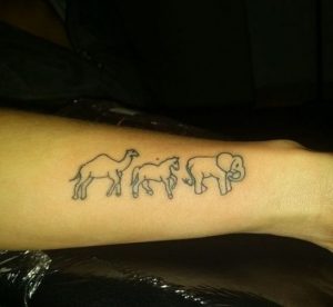50+ Camel Tattoos with Meaning - Body Art Guru
