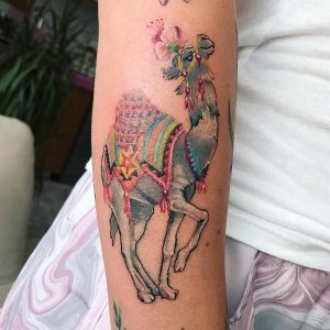 50+ Camel Tattoos with Meaning - Body Art Guru