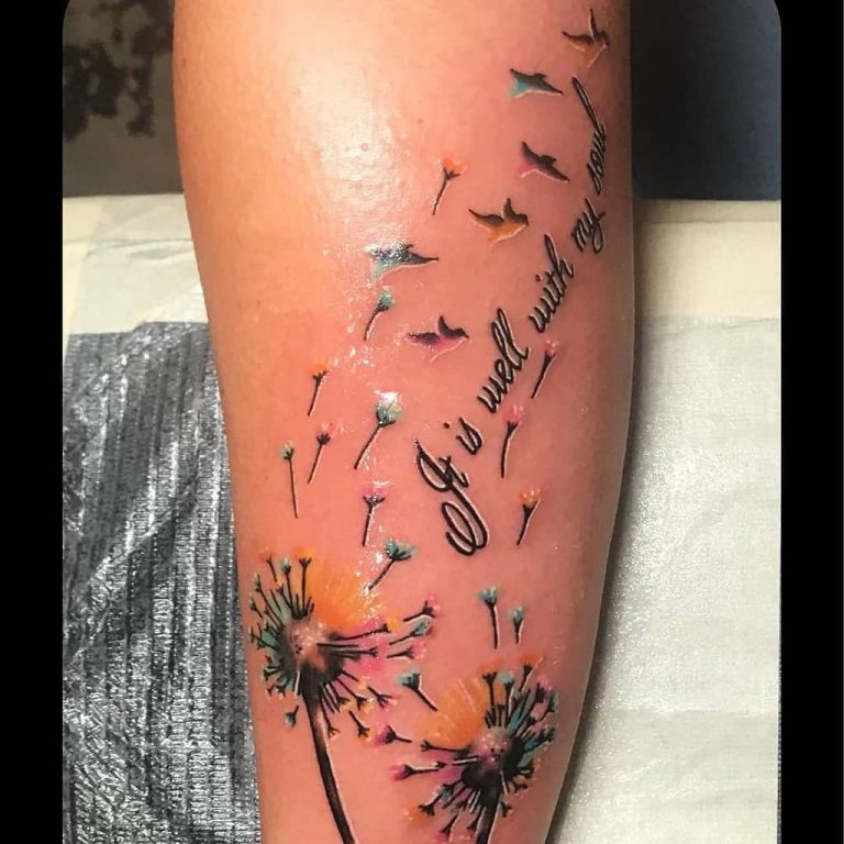 131 Vibrant Dandelion Tattoo Ideas with Meanings and Celebrities - Body ...