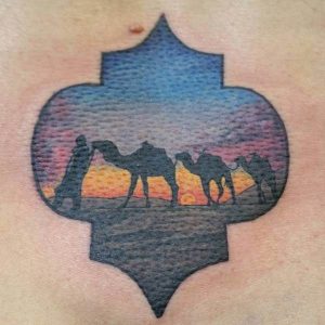 50+ Camel Tattoos with Meaning - Body Art Guru