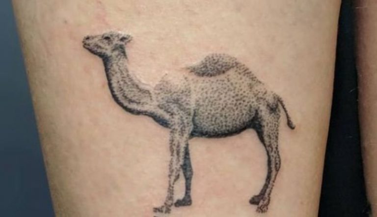 50+ Camel Tattoos with Meaning - Body Art Guru