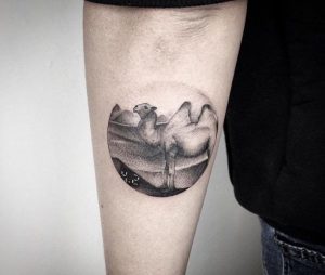 50+ Camel Tattoos with Meaning - Body Art Guru