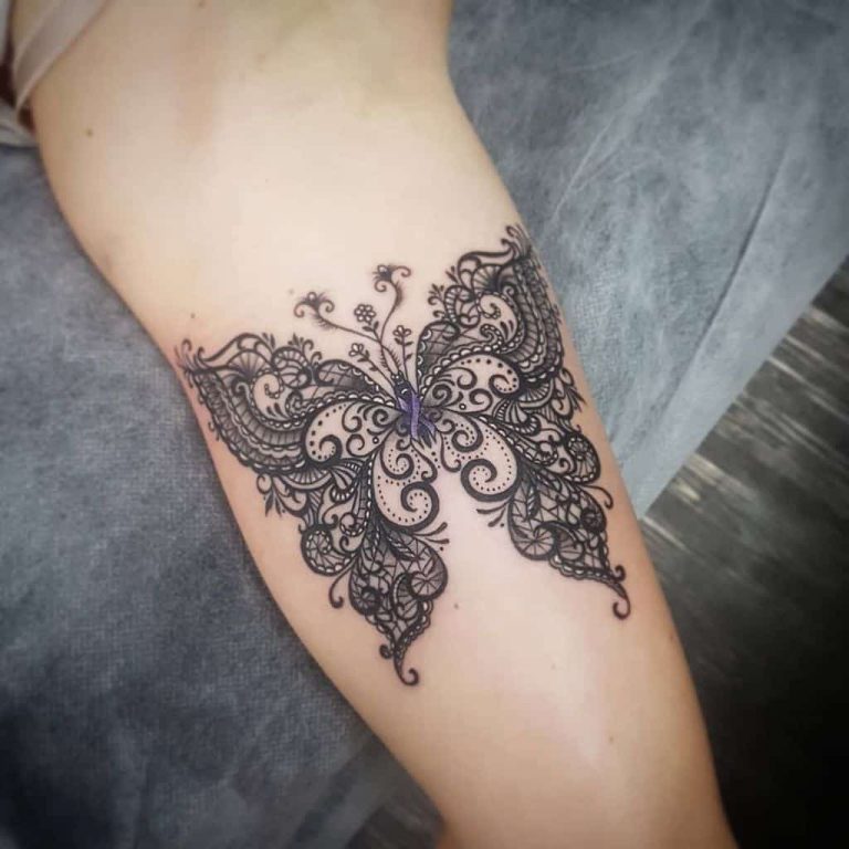 100+ Pretty Lace Tattoo Ideas with Meanings - Body Art Guru