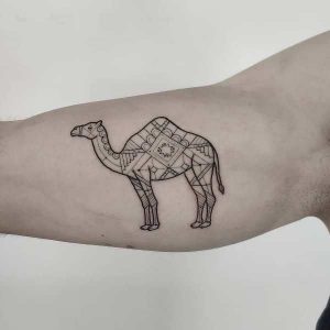 50+ Camel Tattoos with Meaning - Body Art Guru
