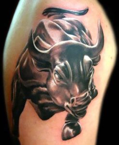 45+ Bull Tattoos with Meanings - Body Art Guru