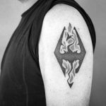 120 Unique Skyrim Tattoo Ideas with Meanings - Body Art Guru