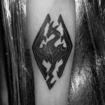 120 Unique Skyrim Tattoo Ideas with Meanings - Body Art Guru