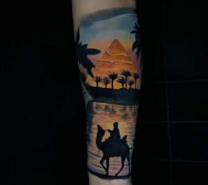 50+ Camel Tattoos with Meaning - Body Art Guru