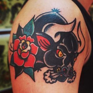 45+ Bull Tattoos with Meanings - Body Art Guru