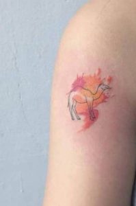 50+ Camel Tattoos with Meaning - Body Art Guru