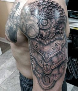 122 Armor Tattoo Ideas with Meanings - Body Art Guru