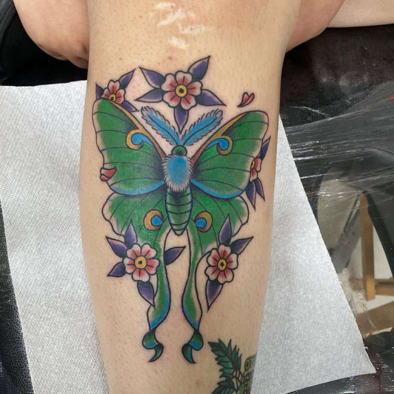 102 Magical Luna Moth Tattoo Ideas and Meanings - Body Art Guru