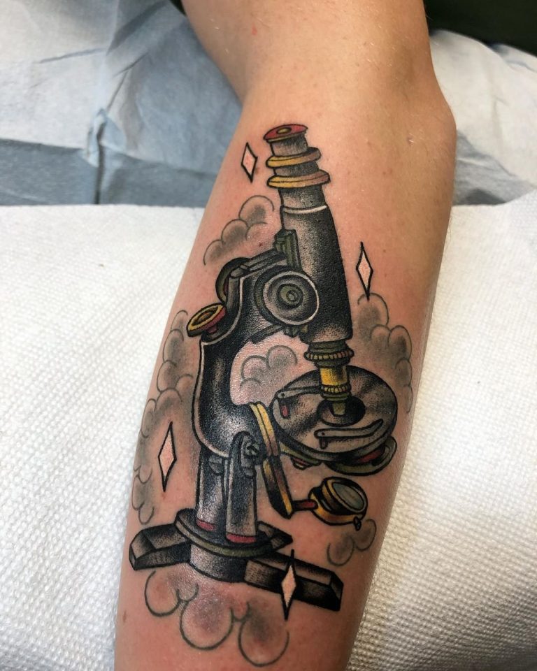 122 Cool Science Tattoo Ideas with Meanings - Body Art Guru