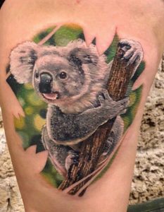 50+ Amazing Koala Tattoos with Meaning - Body Art Guru