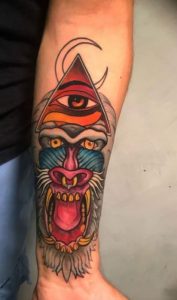 30+ Amazing Baboon Tattoos with Meanings - Body Art Guru