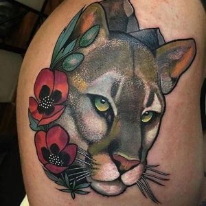 30+ Amazing Puma Tattoos with Meaning - Body Art Guru