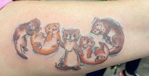 40+ Amazing Otter Tattoos with Meaning - Body Art Guru