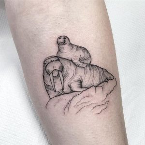 50+ Amazing Walrus Tattoos with Meaning - Body Art Guru