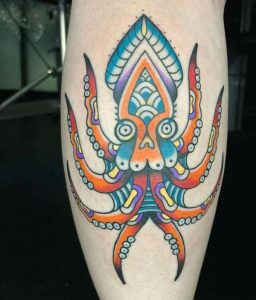 30+ Amazing Squid Tattoos with Meaning - Body Art Guru