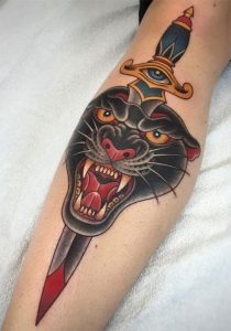 30+ Amazing Puma Tattoos with Meaning - Body Art Guru