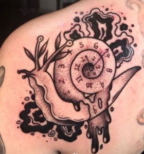 50+ Snail Tattoos with Meanings - Body Art Guru