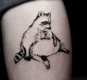 35+ Amazing Racoon Tattoos with Meanings - Body Art Guru