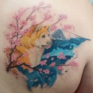 30+Amazing Akita Tattoos with Meanings - Body Art Guru