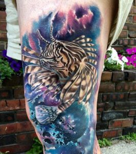 20+ Amazing Lionfish Tattoos with Meanings - Body Art Guru