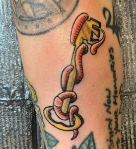 35+ Amazing Earthworm Tattoos with Meanings - Body Art Guru