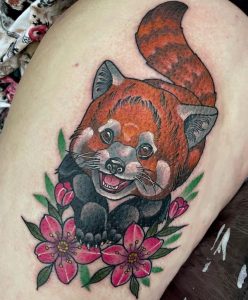 40+ Amazing Red Panda Tattoos with Meanings - Body Art Guru
