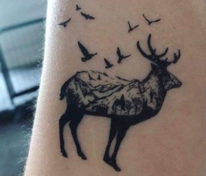 40+ Amazing Moose Tattoos with Meaning - Body Art Guru