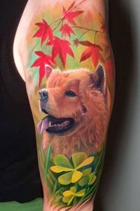 30+ Amazing Chow Chow Tattoos with Meaning - Body Art Guru