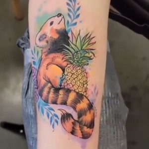 40+ Amazing Red Panda Tattoos with Meanings - Body Art Guru