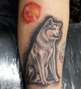 30+Amazing Akita Tattoos with Meanings - Body Art Guru