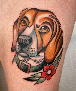 40+ Amazing Beagle Tattoos with Meanings - Body Art Guru