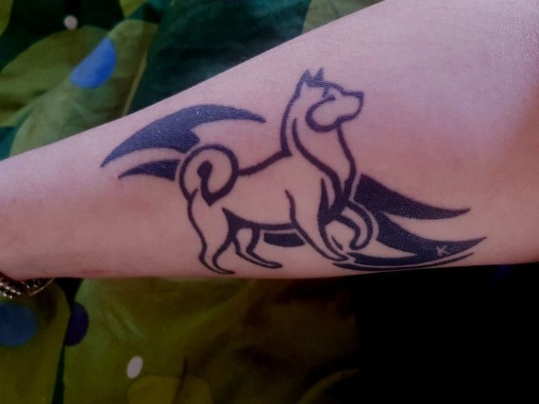 30+Amazing Akita Tattoos with Meanings - Body Art Guru