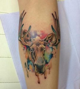 40+ Amazing Moose Tattoos with Meaning - Body Art Guru