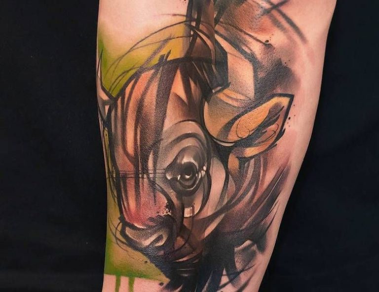 25+ Amazing Bison Tattoos with Meaning - Body Art Guru