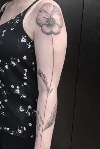 100+Amazing Pansy Tattoo Designs with Meanings, Ideas, and Celebrities ...